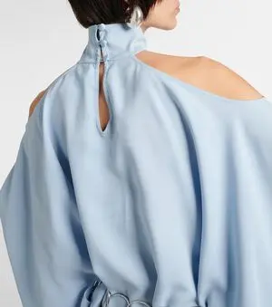 TALLER MARMO Mambo Halterneck Crêpe Kaftan