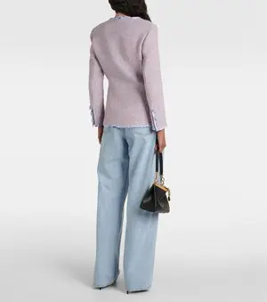 Etro Checked Wool-blend Tweed Jacket