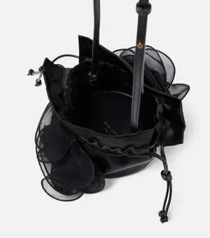 Magda Butrym Floral-appliqué Bucket Bag