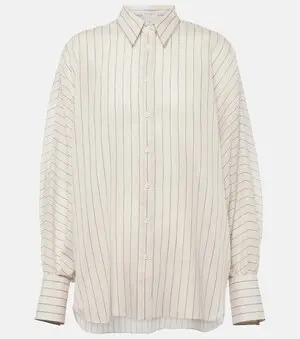 Brunello Cucinelli Drop Shoulder Shirts For Women