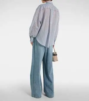 Brunello Cucinelli Cotton-blend Lamé Shirt