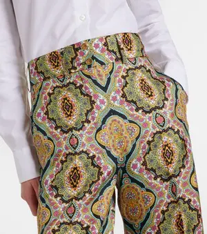 Etro Printed Wide-leg Pants - Multicoloured