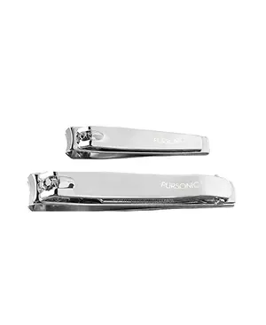 PURSONIC Salon Grade Premium 2 Pack Nail Clippers