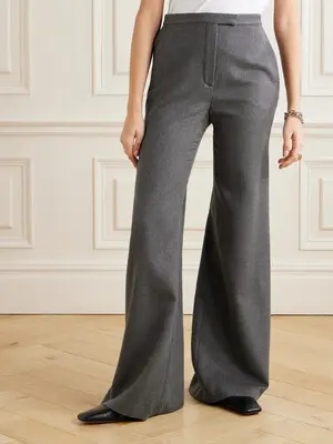 Loro Piana Cashmere Flared Pants - Gray