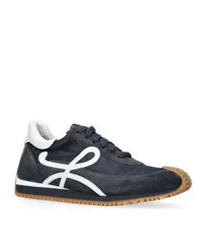 Loewe Suede Panel Sneakers - Blue