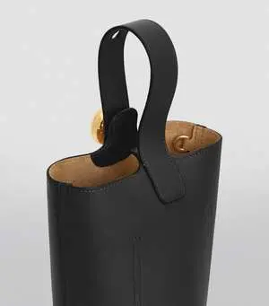 Loewe Leather Pebble Bucket Bag