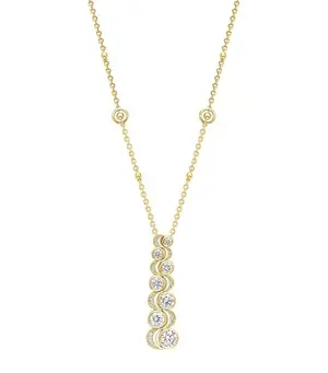 BOODLES Over The Moon Diamond And Yellow Necklace - Gold