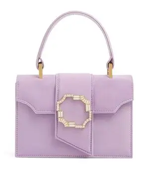 MALONE SOULIERS Mini Satin Audrey Top-handle Bag