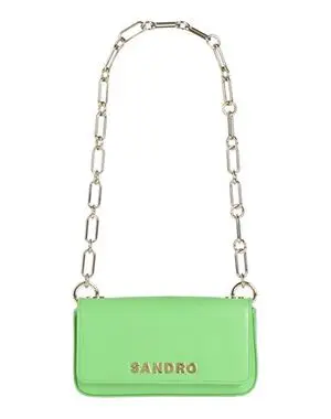 Sandro Handbag In Light Cowhide