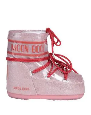 Moon Boot Mb Icon Low Glitter Ankle Boots Size Plastic - Pink