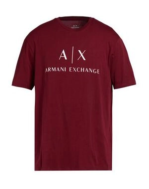 Armani Exchange T-shirt Rust Size Cotton - Red