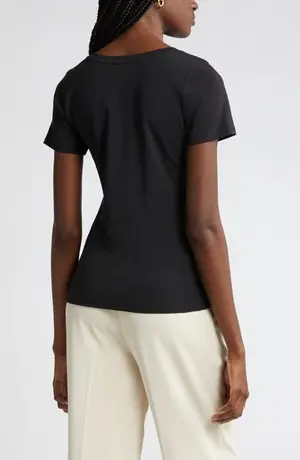 Nordstrom Everyday V-neck T-shirt - Black