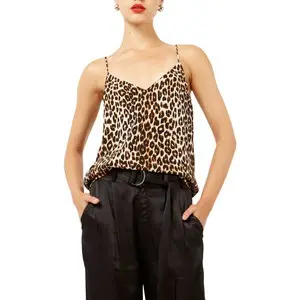 Equipment Layla Leopard Print Silk Camisole
