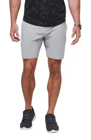 Travis Mathew Open To Close Tech Chino Shorts - Heather Sleet