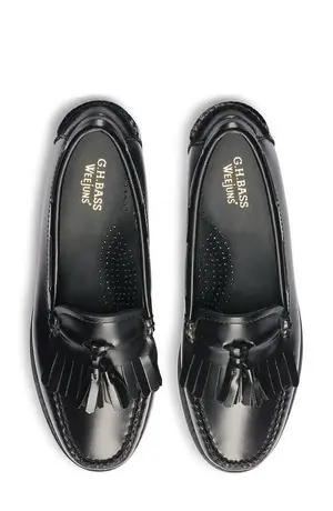 G.H.BASS Esther Kiltie Weejuns® Loafer - Black
