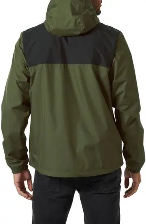 Helly Hansen Vancouver Hooded Rain Jacket - Utility Green