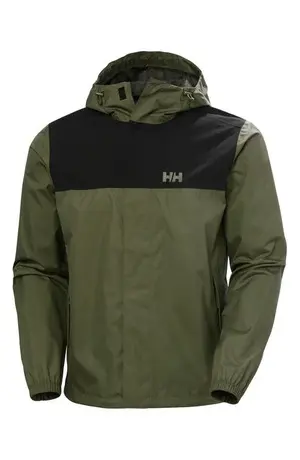 Helly Hansen Vancouver Hooded Rain Jacket - Utility Green