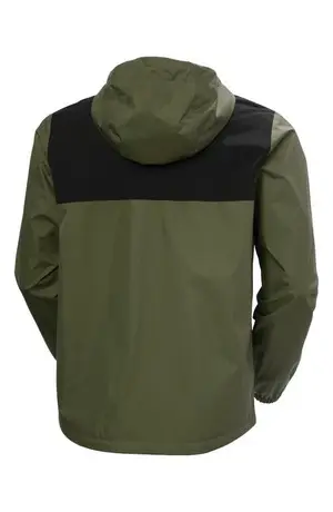 Helly Hansen Vancouver Hooded Rain Jacket - Utility Green