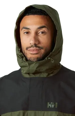 Helly Hansen Vancouver Hooded Rain Jacket - Utility Green