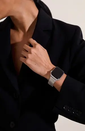 John Hardy Diamond Pavé Smart Watch Strap - Silver