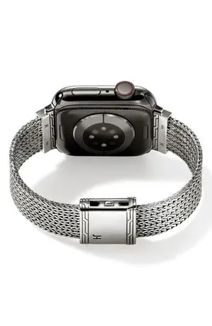 John Hardy Diamond Pavé Smart Watch Strap - Silver
