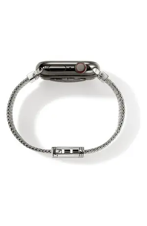 John Hardy Diamond Pavé Smart Watch Strap - Silver