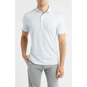 Johnnie-o Michael Stripe Performance Golf Polo - Tropical