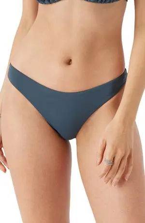 O'Neill Rockley Saltwater Solids Bikini Bottom - Slate