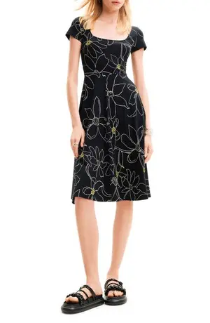 Desigual Arty Floral Dress