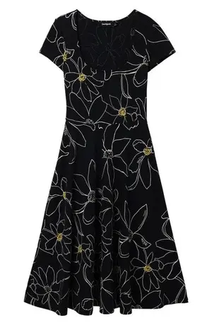 Desigual Arty Floral Dress