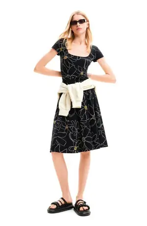 Desigual Arty Floral Dress