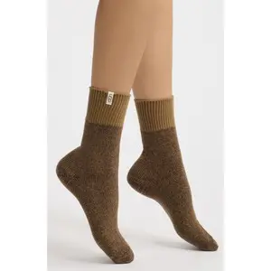 UGG UGG(r) Ribbed Quarter Socks Cgnd