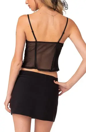 EDIKTED Split Front Lace Camisole