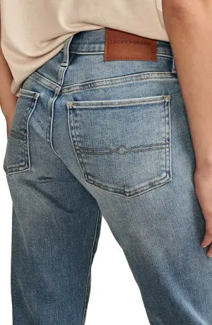 Lucky Brand Mid-rise Straight Leg Jeans
