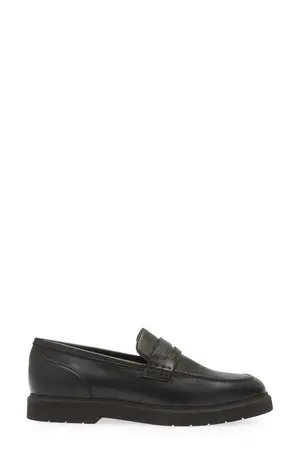 Brunello Cucinelli Monili Trim Leather Loafer - Black