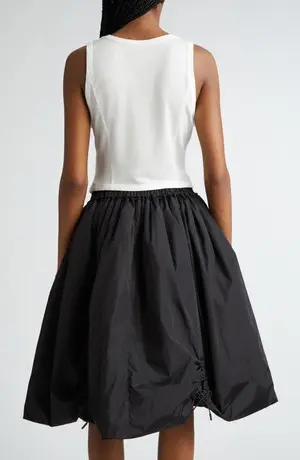 Simone Rocha Easy Bow Tails Cotton Tank - Ivory