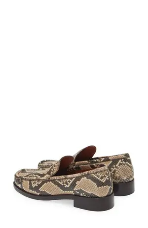 Acne Studios Snakeskin Print Loafer