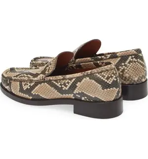 Acne Studios Snakeskin Print Loafer