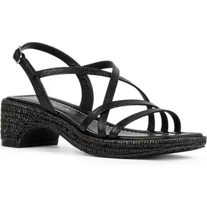 DONALD PLINER Slingback Sandal - Black