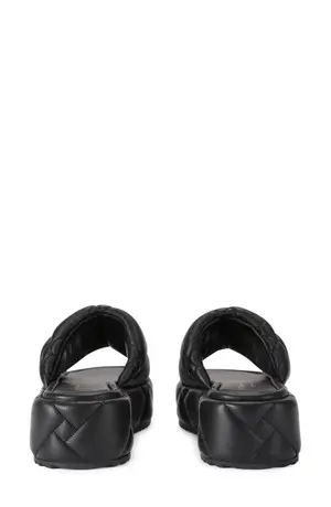 Kurt Geiger Kensington Puff Platform Slide Sandal - Black