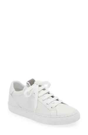 Brunello Cucinelli Monili Leather Sneakers
