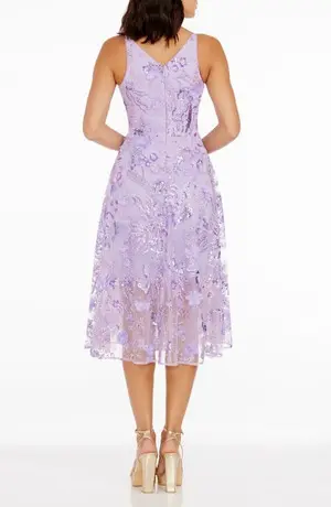 Dress The Population Audrey Embroidered Cocktail Dress