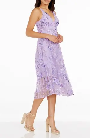 Dress The Population Audrey Embroidered Cocktail Dress