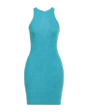 GANNI Mini Dress In Alpaca Wool Blend
