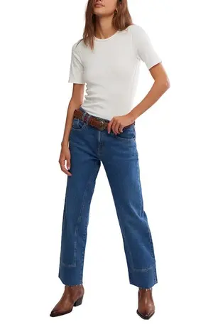 Free People We The Free Risk Taker Straight Leg Jeans