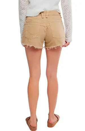 Free People Ripped Denim Cutoff Shorts