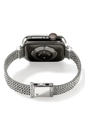 John Hardy Sterling Diamond Pavé Apple Watch Band - Silver