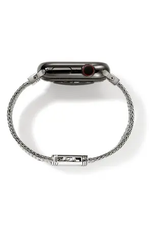 John Hardy Sterling Diamond Pavé Apple Watch Band - Silver