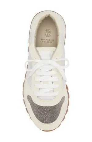 Brunello Cucinelli Monili Trim Runner Sneakers