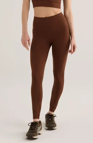 Varley Freesoft™ High Rise 25-inch Leggings Dark Walnut